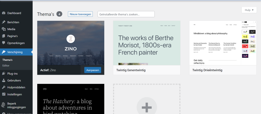 WordPress handleiding voor beginners